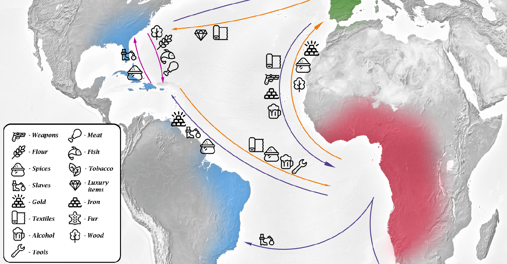 What are the most common trade routes used in international logistics ...