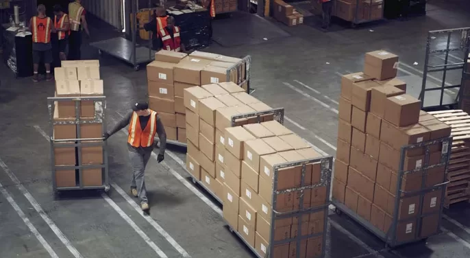 How do international logistics services coordinate warehouse-to-warehouse transfers? - HTD